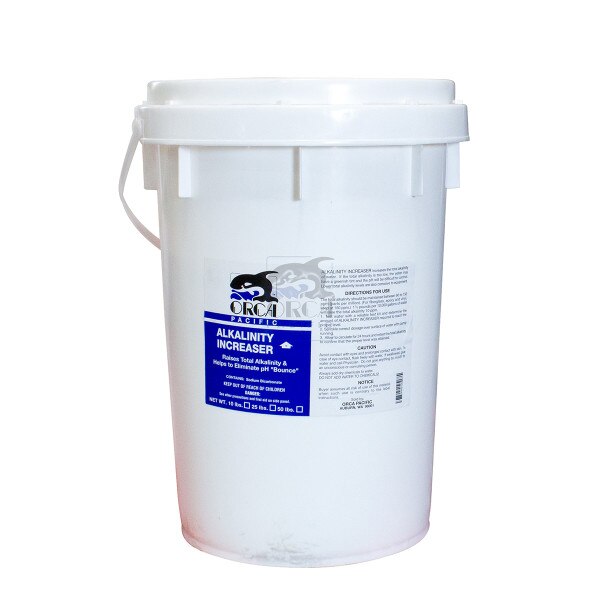 Orca Pacific Alkalinity Increaser, 50# Pail (Sodium Bicarbonate) | Orca ...