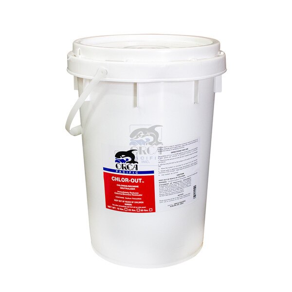 Chlor Out, Orca Pacific 50# Pail (Sodium Thiosulfate) | Orca Pacific