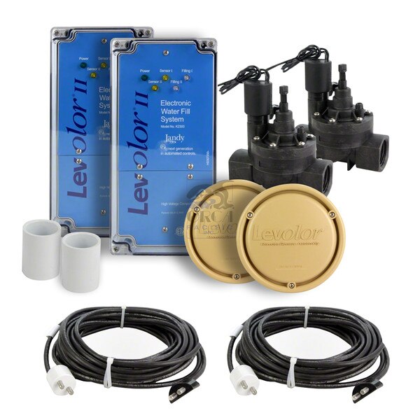 Water Leveling System,Levolor Dual Fill 110/220v w/100ft (2)Sensor & (2 ...